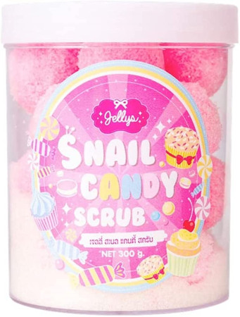 Gellys Snail Candy Scrub 300G - Al Hatim Cosmetics Trading