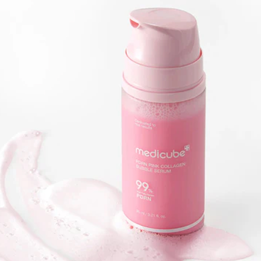 Medicube Pdrn Pink Collagen Bubble Serum 95ml Al Hatim Cosmetics Trading