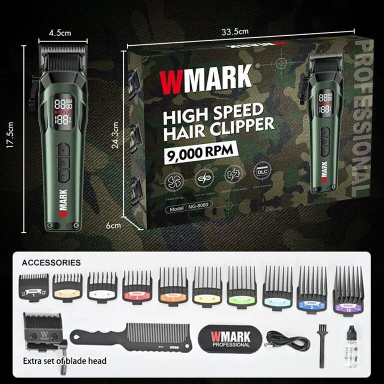 W Mark Hair Clipper Set NG-8080 - Al Hatim Cosmetics Trading